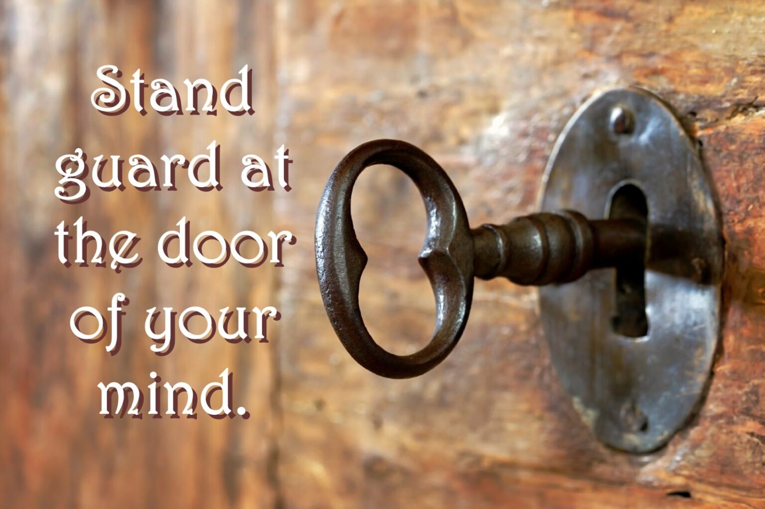 Inside My Great Mind: Stand Guard At The Door Of Your Mind 24/7 - Super ...